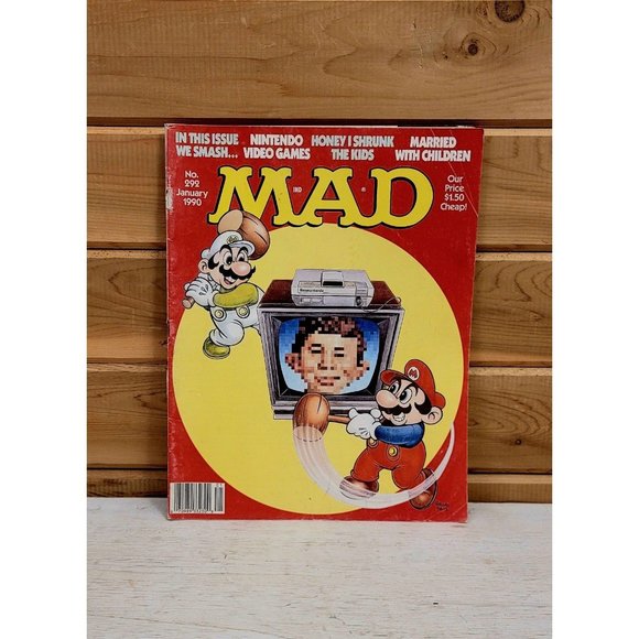 Nintendo | Accents | Mad Magazine Vintage Super Mario Brothers Nintendo 99 No 292 | Poshmark